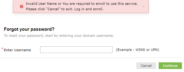 STF230031 - Reset FOS Password via FOS Password Management Site – Westat