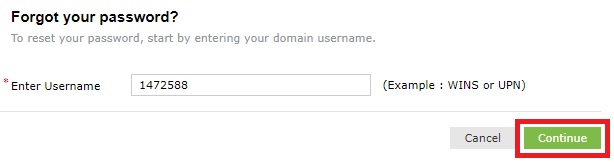 STF230031 - Reset FOS Password via FOS Password Management Site – Westat